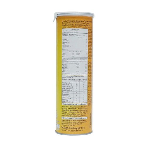 Snack Khoai Tây Vị Tự Nhiên Lay's Stax Lon 110g - Cung cấp thực phẩm Csfood