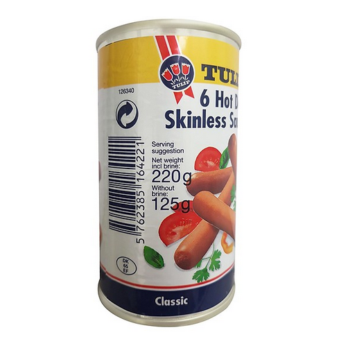 Xúc Xích Tulip Hot Dog Skinless Hộp 220g - Cung cấp thực phẩm Csfood