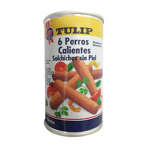 Xúc Xích Tulip Hot Dog Skinless Hộp 220g - Cung cấp thực phẩm Csfood